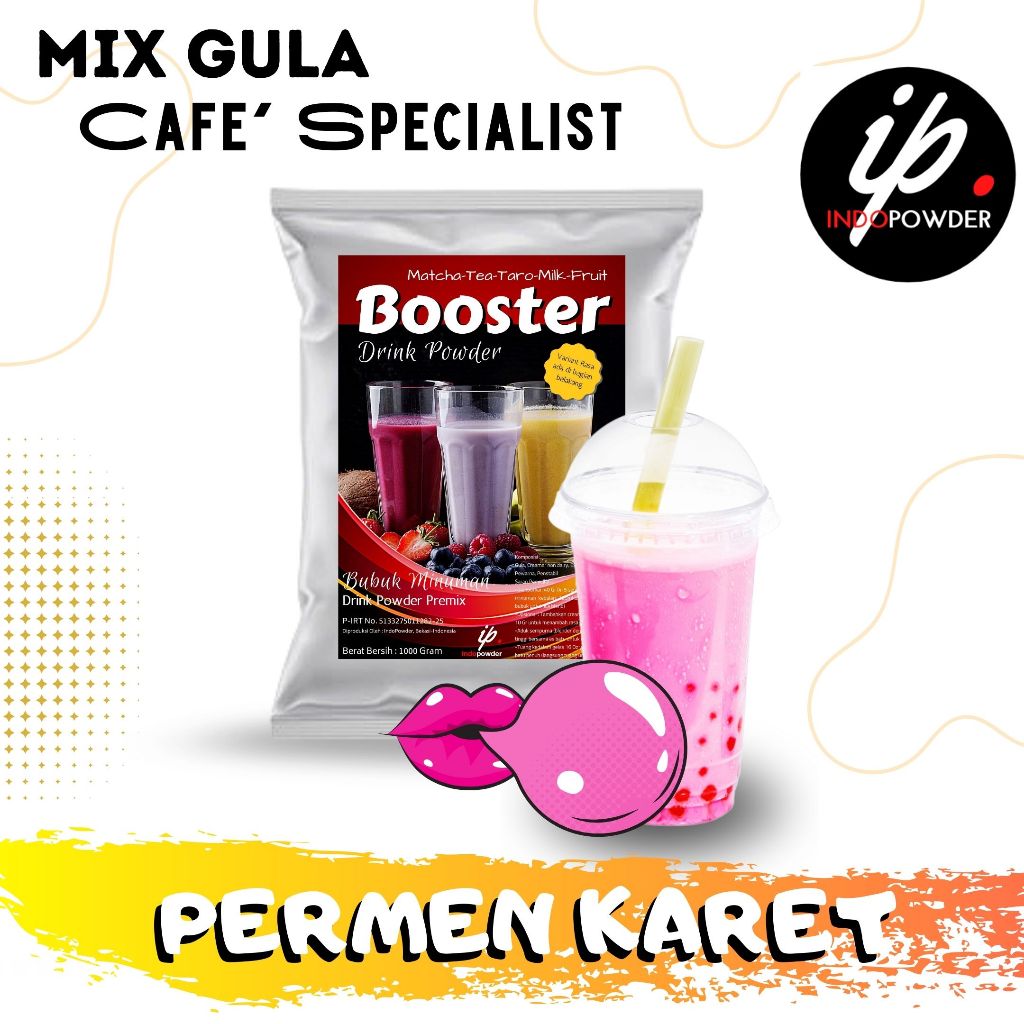 Jual Indopowder - Bubuk Minuman PERMEN KARET 1Kg Untuk Cafe, Waralaba ...