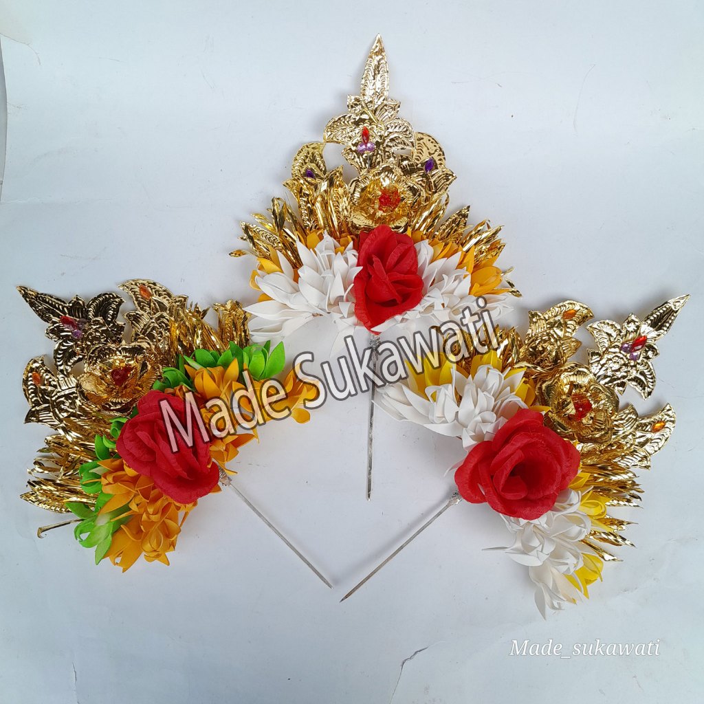 Jual Hiasan Rambut Sandat Cempaka Bunga Gonjer Emas Cucuk tusuk jepit ...