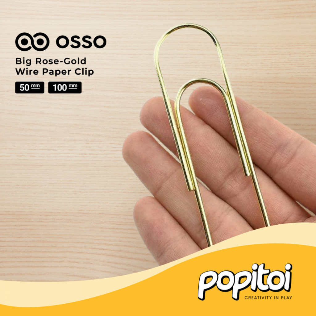 Jual OSSO BIG Wire Paper Clip Klip Penjepit Kertas Large Big Size Jumbo ...