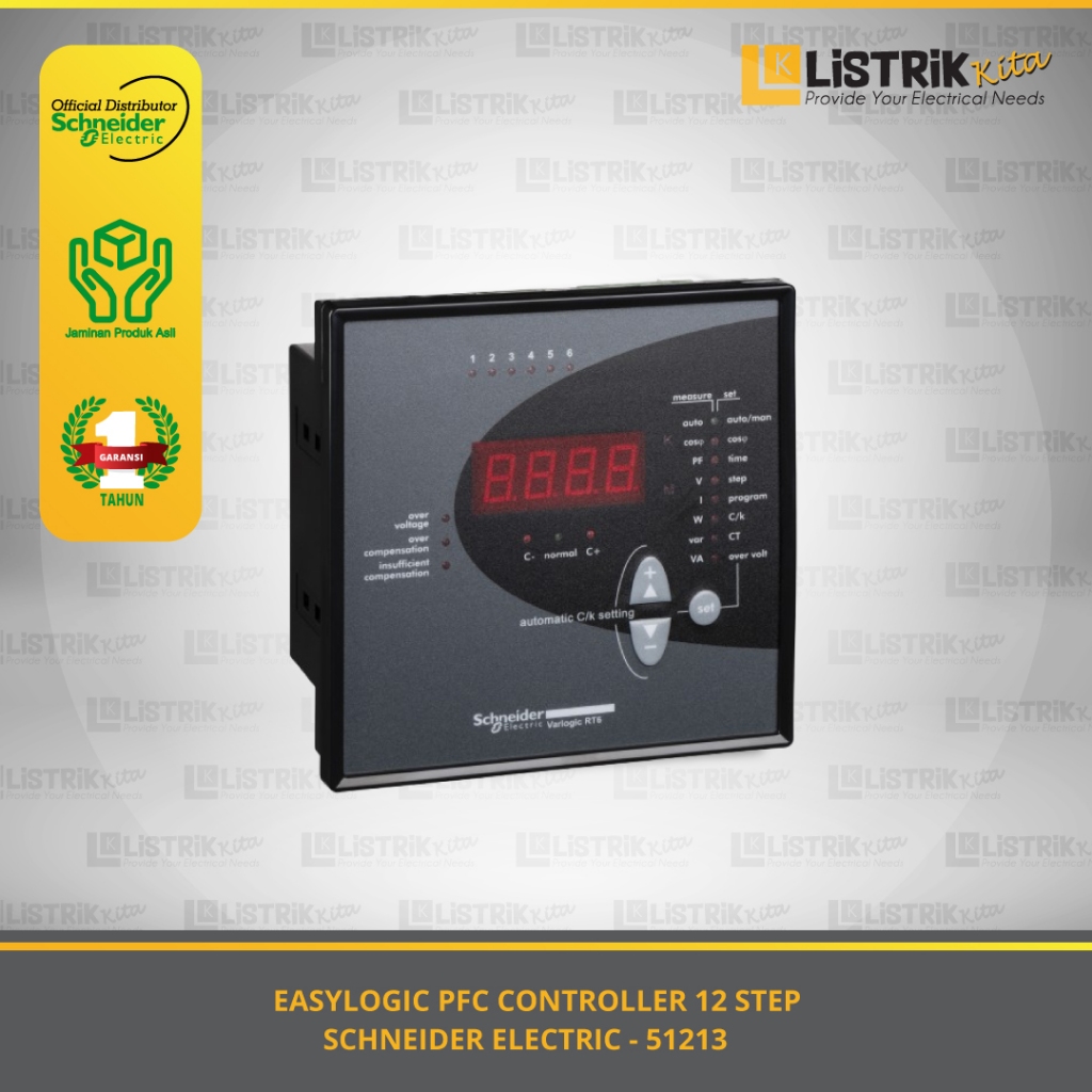 Jual REGULATOR CAPACITOR VARLOGIC RT12 SCHNEIDER ELECTRIC EASYLOGIC PFC ...