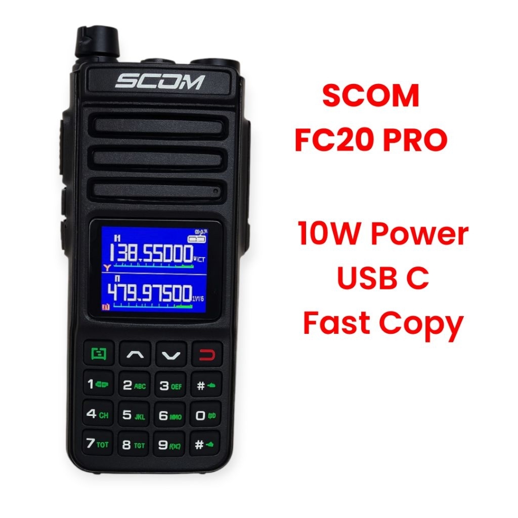 Jual ht scom fc20 pro new 2025 support airband | Shopee Indonesia