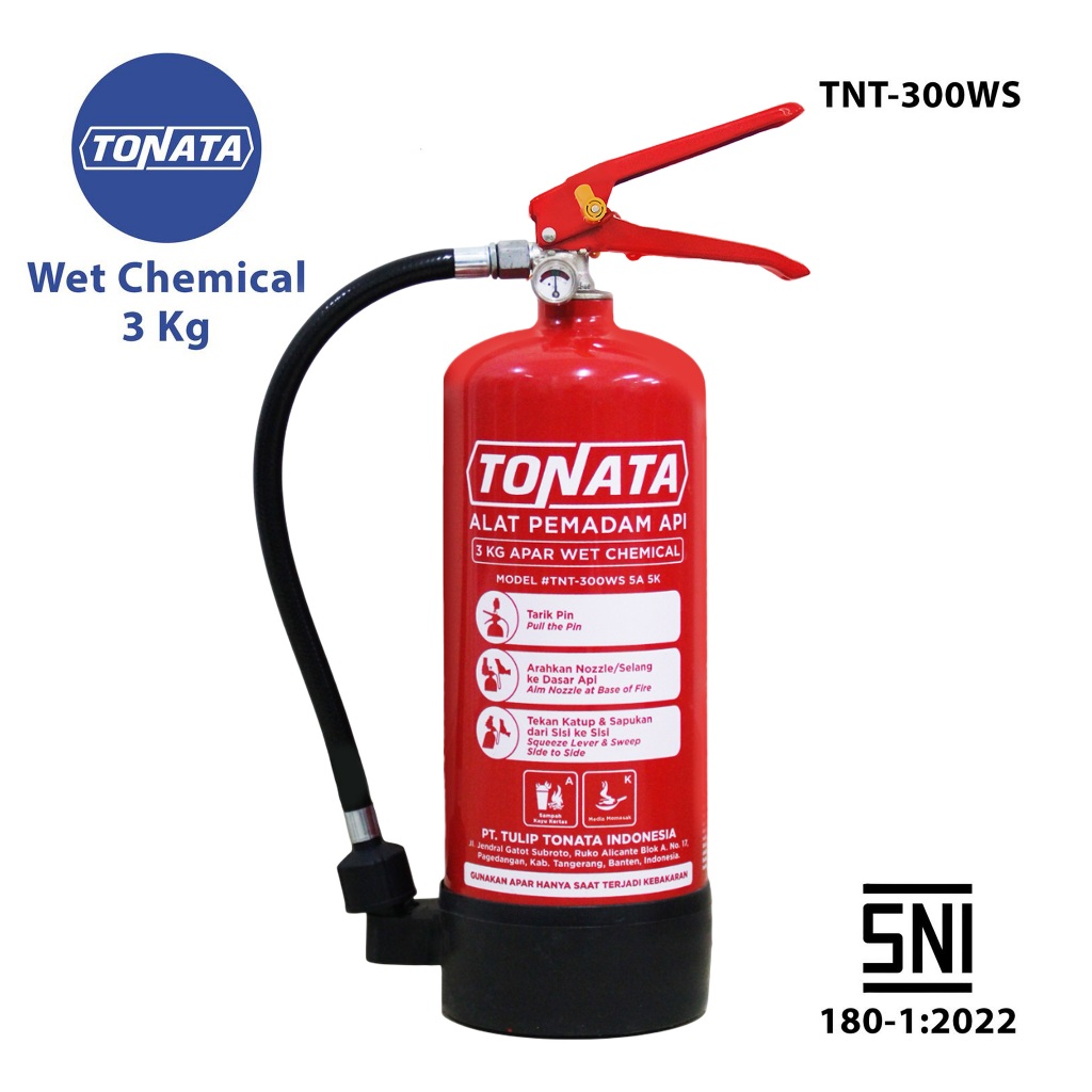 Jual Tonata APAR Wet Chemical SNI 3Kg | Shopee Indonesia