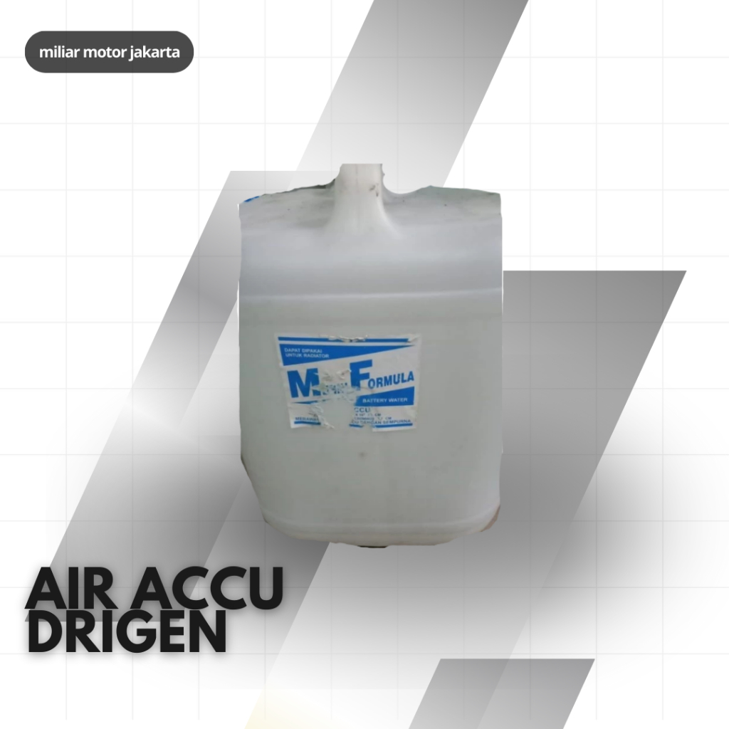 Jual Air Accu Isi Ulang Murni Formula 1 Drigen 20 Liter/ Air Aki Isi ...