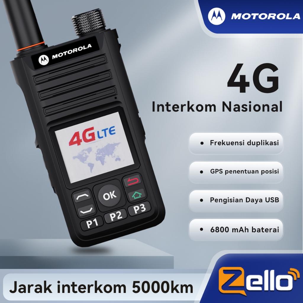 Jual 【Tahan Banting】HT Motorola B7 Handy Talky, Jangkauan 5000KM ...