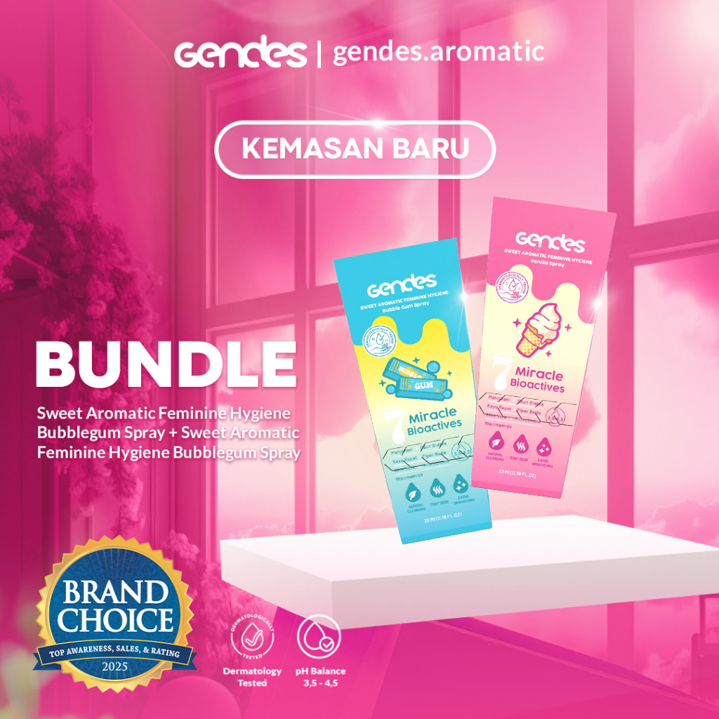 Jual Gendes New Varian Bundling Sweet Aromatic Feminine Hygiene 2 Pcs ...