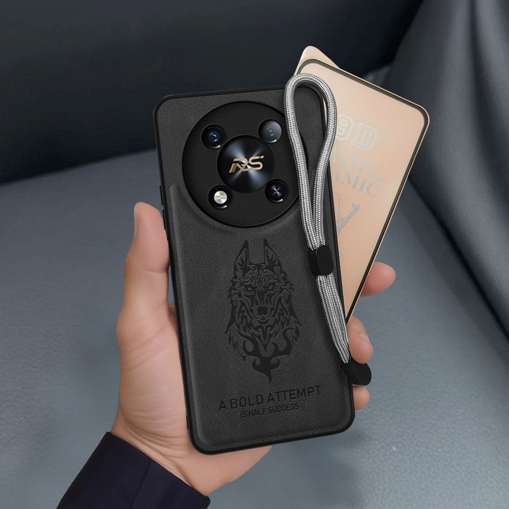 Jual 2 in 1 Casing HP untuk Itel RS4 S666LN Case Kulit Bisnis Ringan ...