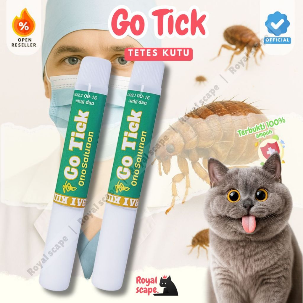 Jual Go tick Obat Tetes Kutu Kucing dan Anjing, Solusi Pembasmi ...