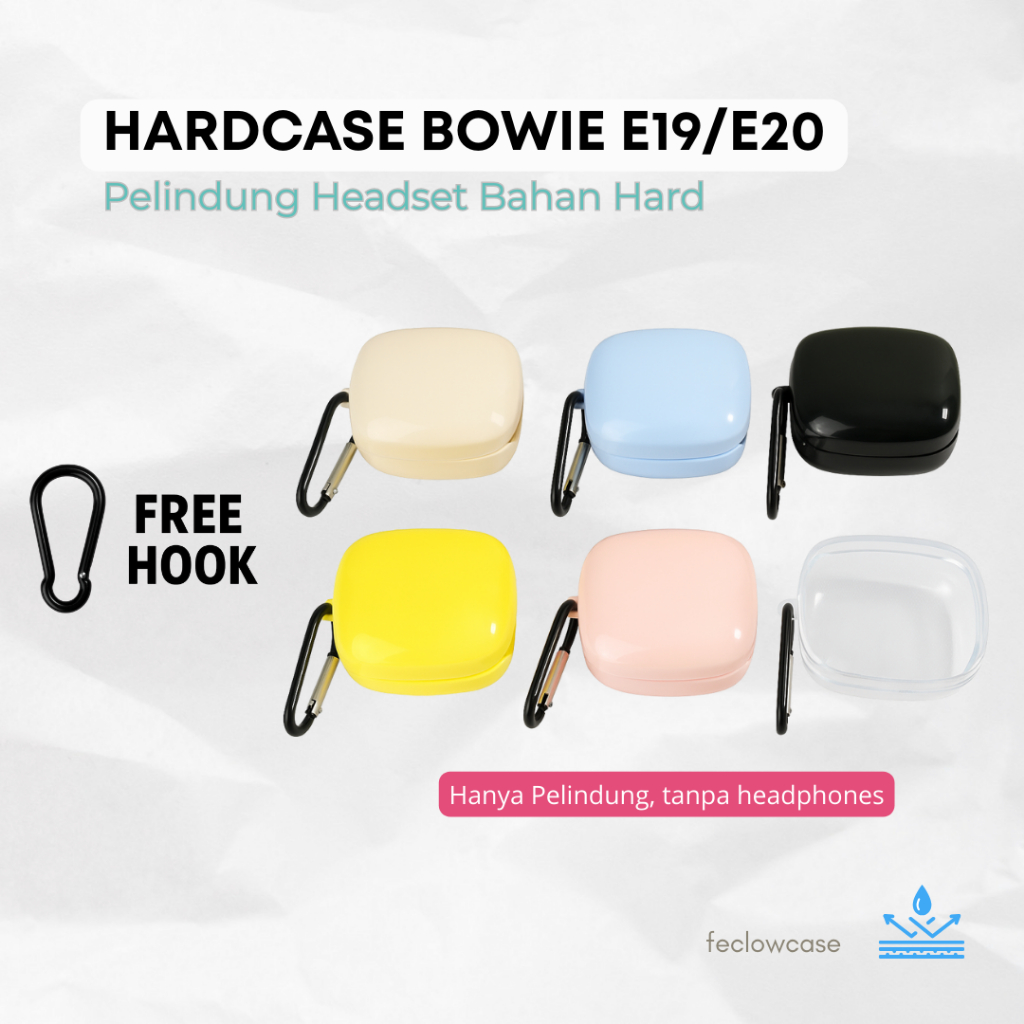 Jual Case Bowie E20/E19 Casing Hardcase Earphone Earbuds TWS Bowie E19 E20 Pelindung Baseus ...