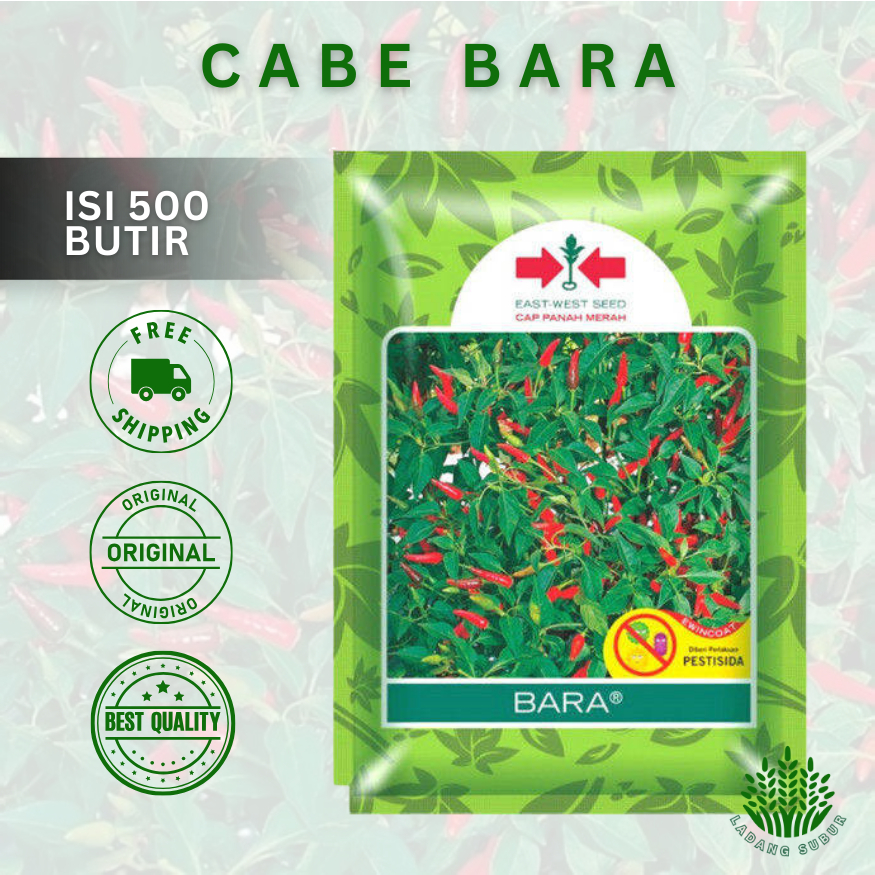Jual Benih Bibit Cabe Cabai Merah Bara 500 butir - Cap Panah Merah ...