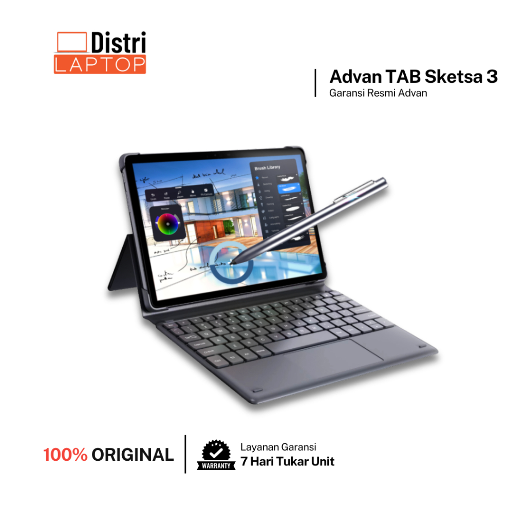 Jual Tablet Advan TAB Sketsa 3 6/128GB 4G 10.1” HD IPS include Stylus ...