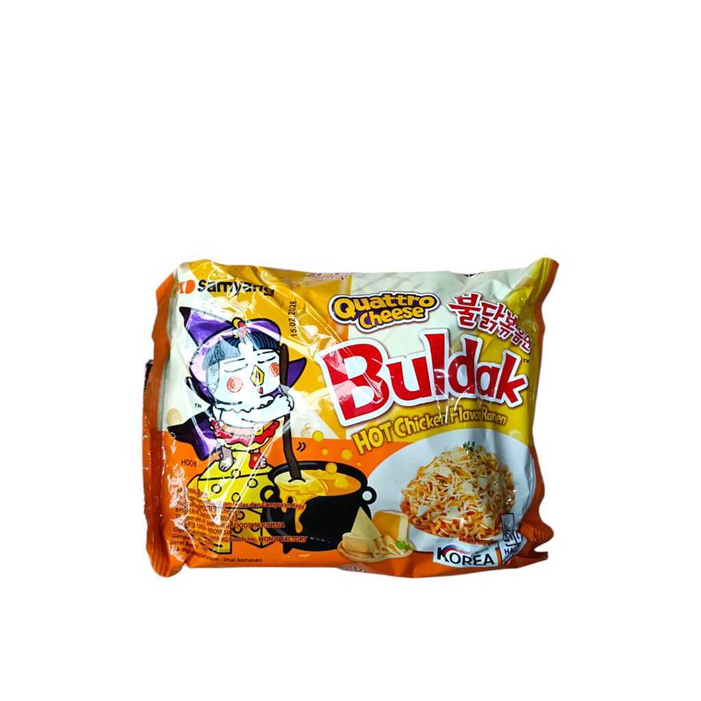 Jual Mie Samyang Buldak Quartto Cheese /Mie Goreng Rasa Ayam Pedes Dan ...