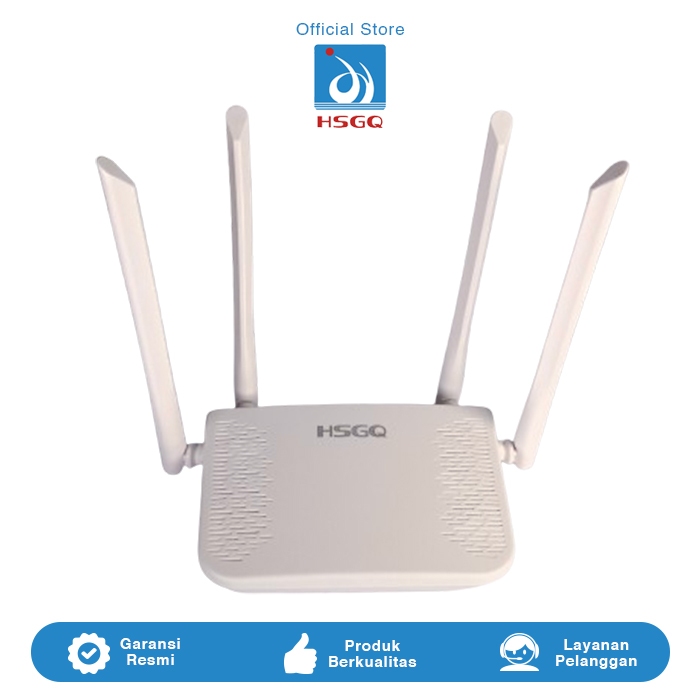 Jual HSGQ-R1200,1WAN+3GE + Dual Band WiFi 5 Router | Shopee Indonesia