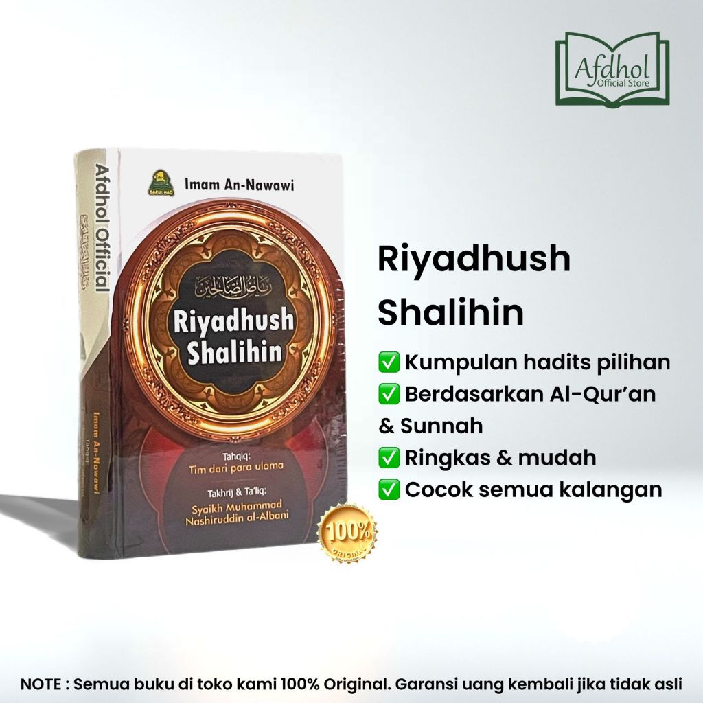 Jual Riyadhus Shalihin - Riyadhush Shalihin Imam An Nawawi - Syaikh ...