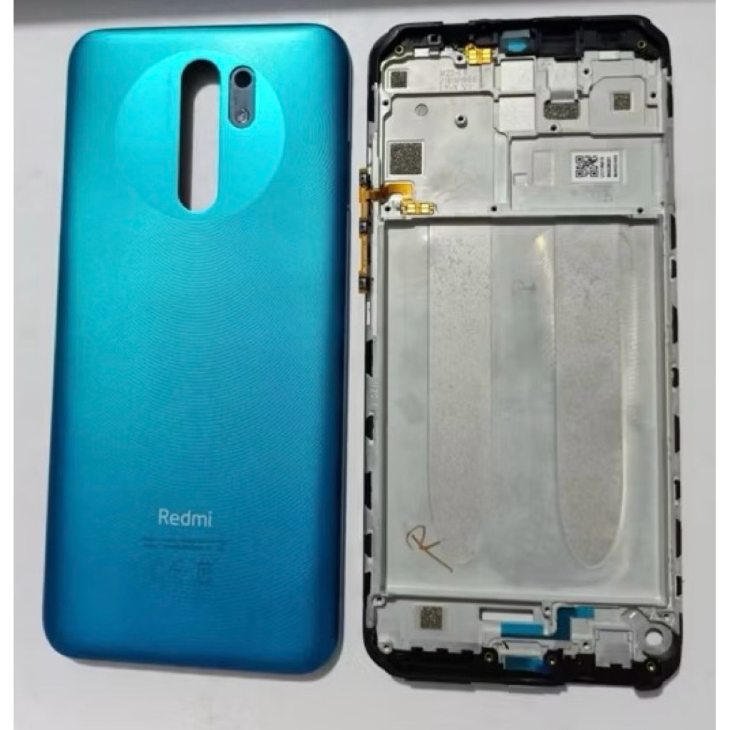 Jual tutup belakang frame xiomi redmi 9 fullset original backdoor dan ...