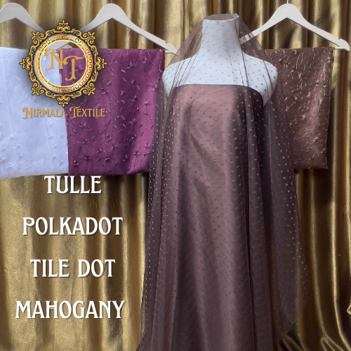 Jual KAIN TILE DOT KAIN TILE POLKADOT BAHAN TILE BINTIK HALUS SOFT ...