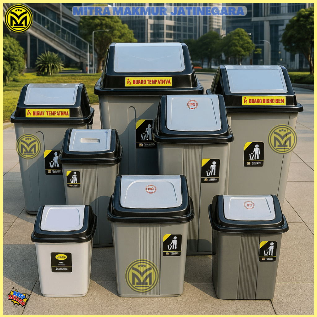 Jual TEMPAT SAMPAH MPW SILVER ABU 5L 10L 15L 20L 42L 55L 65L 70L 100L TEMPAT SAMPAH PLASTIK TONG ...