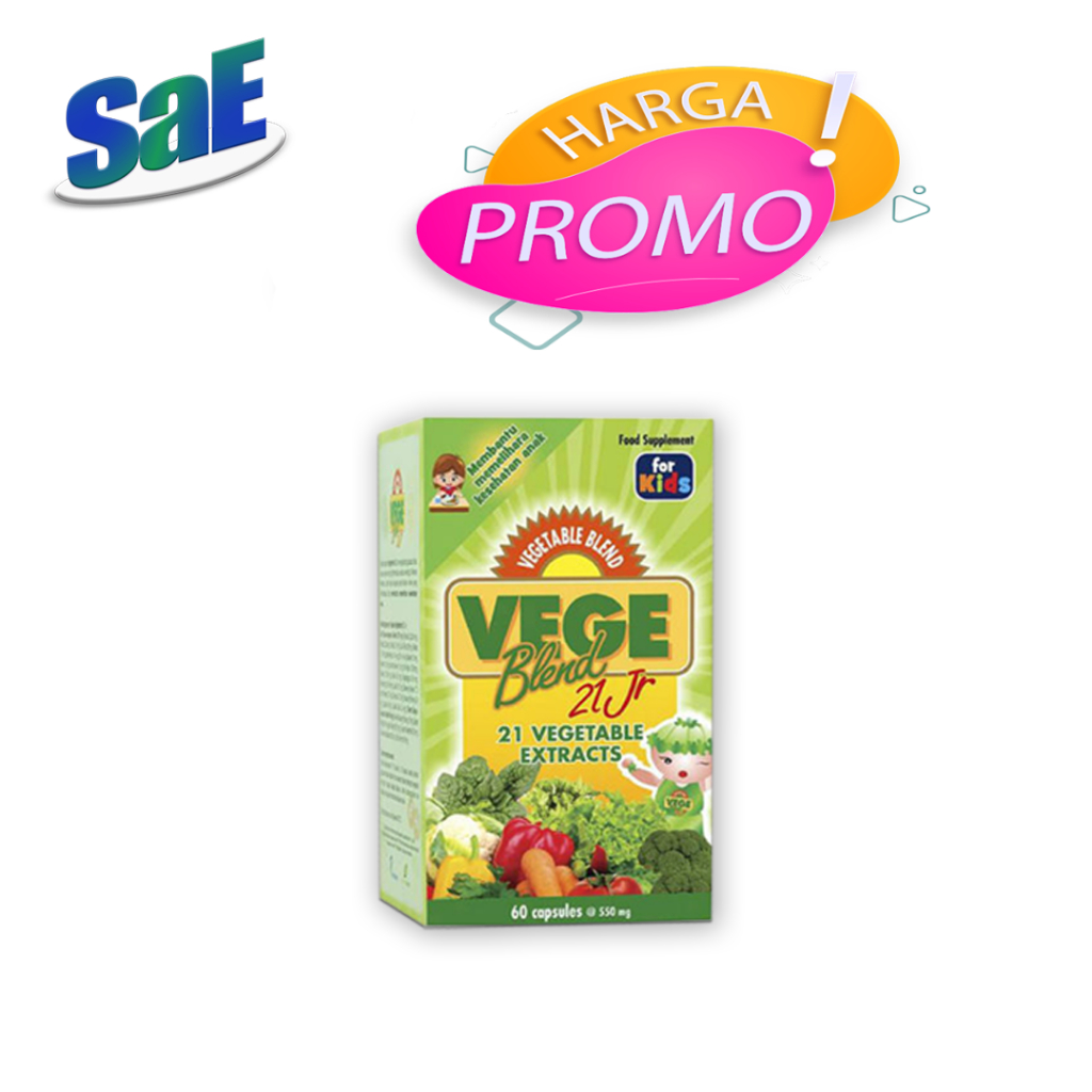 Jual Vegeblend 21 Junior Ekstrak 21 Jenis Sayuran - Suplemen Sayuran ...