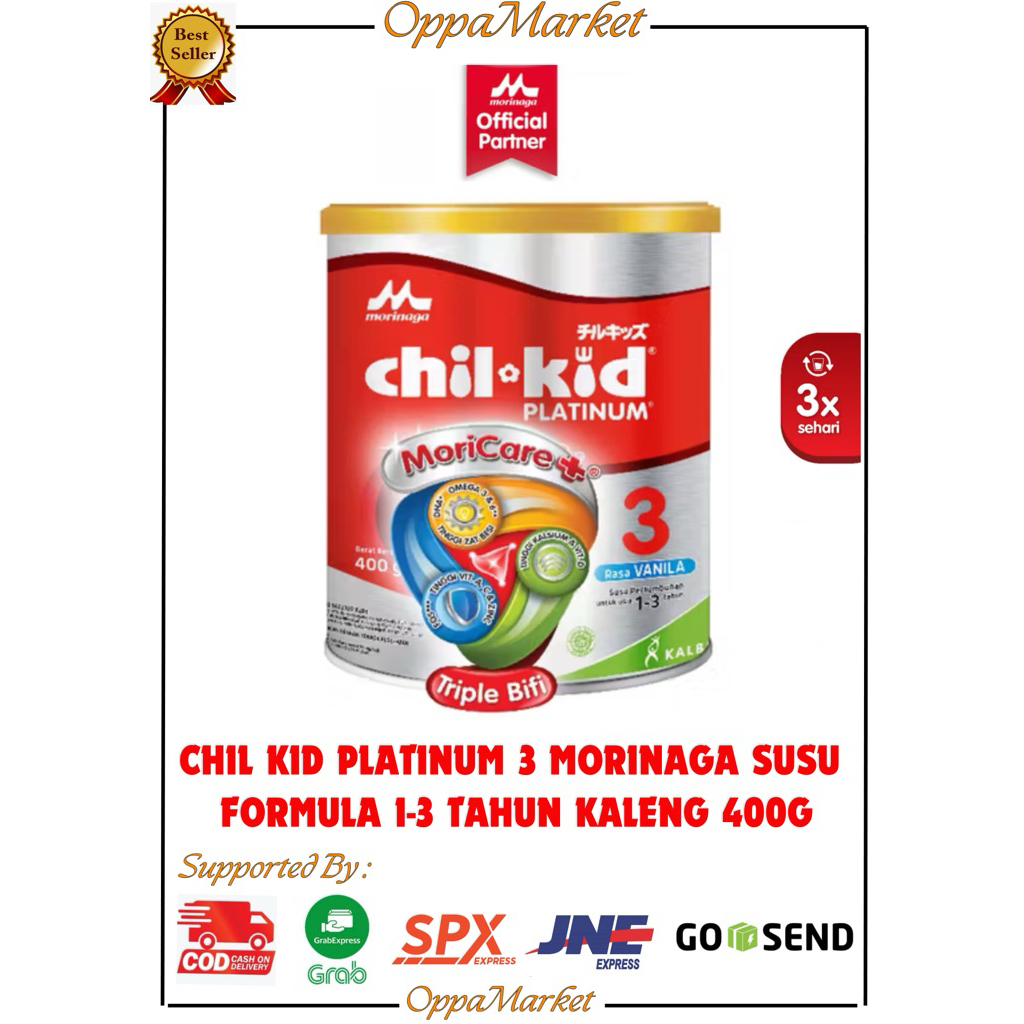 Jual CHIL KID PLATINUM 3 Morinaga Susu Formula Pertumbuhan Anak 1-3 ...