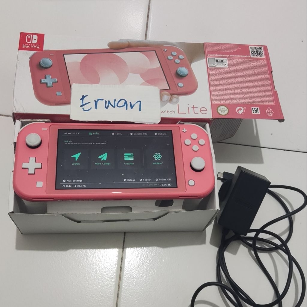 Jual Nintendo Switch Lite CFW 256GB Fullset | Shopee Indonesia