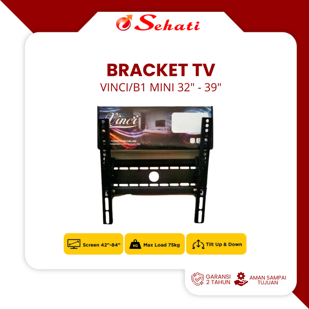 Jual BRACKET/TIANG PENYANGGA TV LED/BRACKET VINCI/B1 MINI 32" - 39 ...