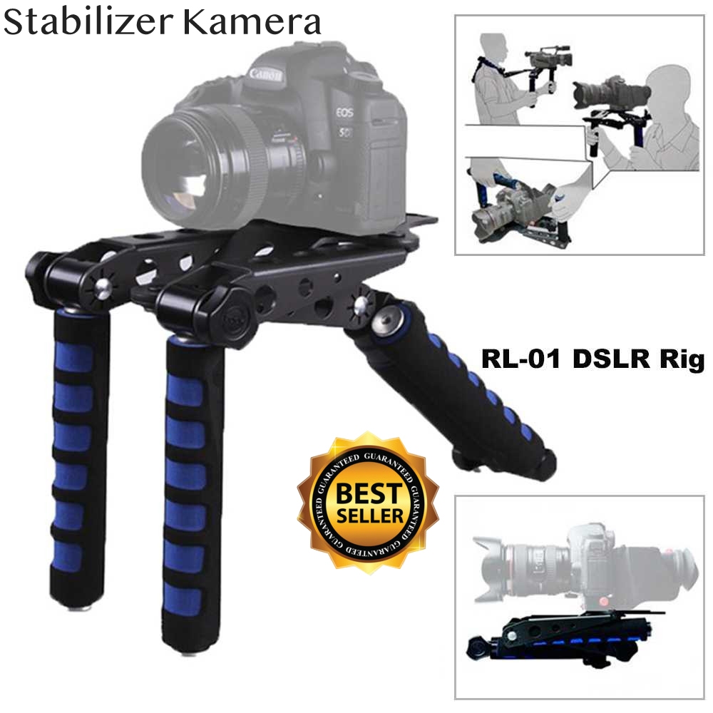 Jual Stabilizer Kamera Foldable Shoulder Mount Rig for DSLR Holder ...