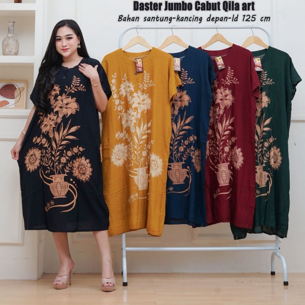 Jual DASTER JUMBO LD 130 MOTIF KEKINIAN TERBARU BUSUI KANCING DADA ...