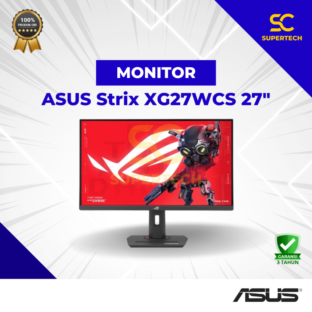 Jual LED MONITOR ASUS ROG Strix XG27WCS 27"/Curved/VA/QHD/180Hz/1ms/DP ...