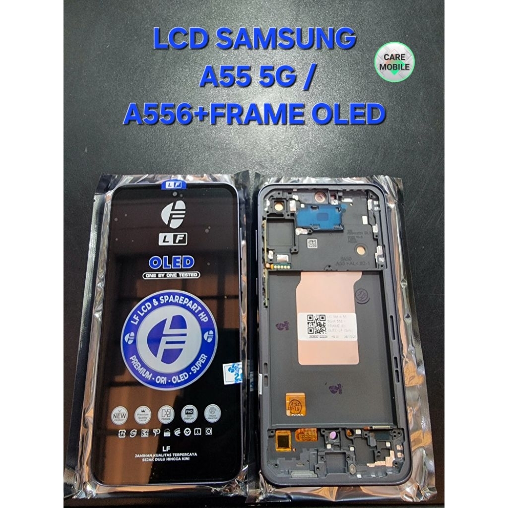 Jual LCD SAMSUNG A55 5G / A556 + FRAME OLED LF | Shopee Indonesia