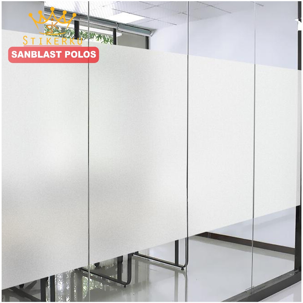 Jual Stiker Kaca Polos Sanblast Buram Es,Stiker Kantor Polos Buram ...