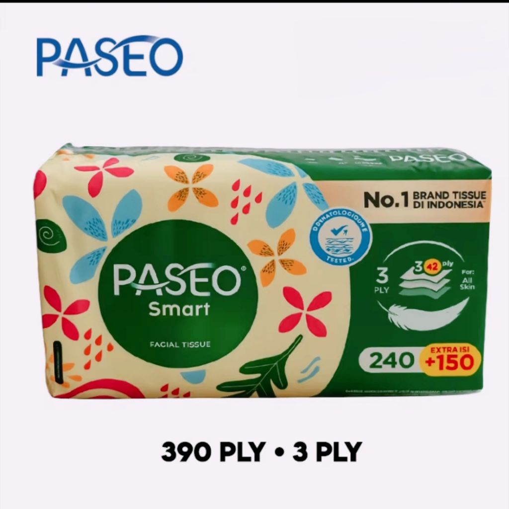 Jual Tissu Paseo/ Tisu Paseo/ Tissue Paseo Go Smart 390Ply | Shopee ...