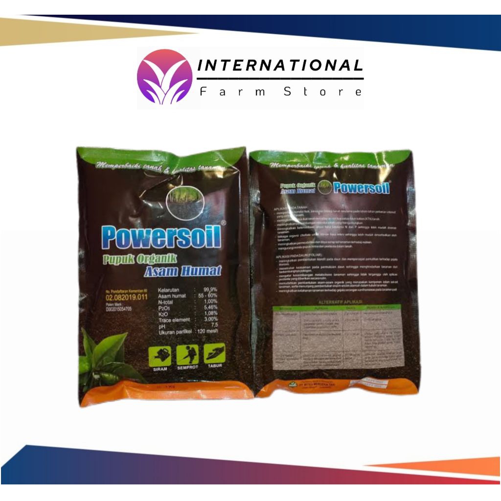 Jual Pupuk Organik Memperbaiki Tanah&Kualitas Tanaman POWERSOIL Kemasan ...