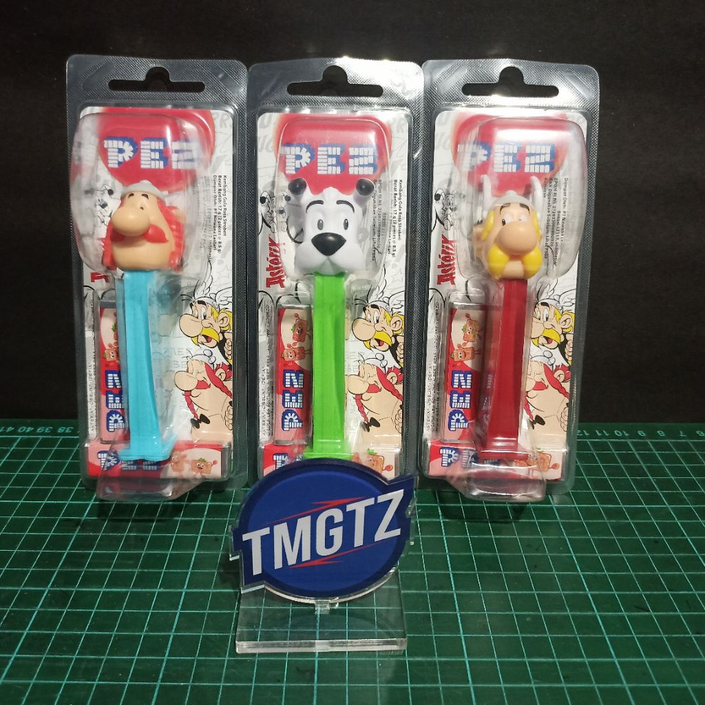 Jual pez asterix obelix idefix dogmatix candy dispenser figure | Shopee Indonesia