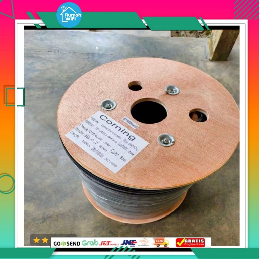 Jual Kabel fiber optik | Kabel fiber corning | kabel fo Dropcore ...