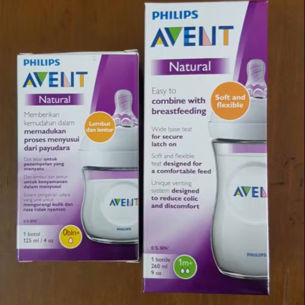 Jual Philips Avent Natural 125Ml & 260Ml Botol dot | Shopee Indonesia