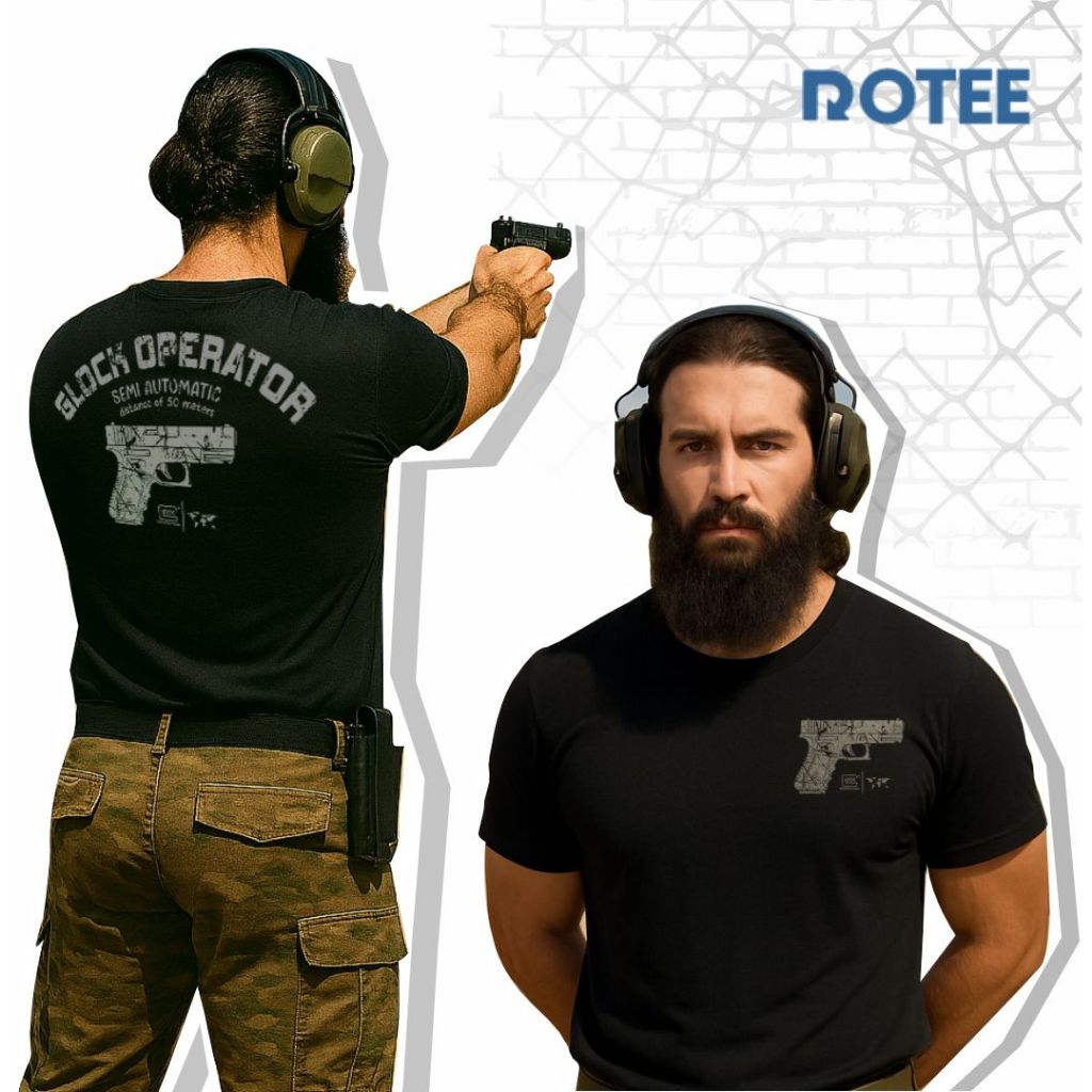Jual Rotee Kaos Glock Operator / Kaos Polisi / Kaos Brimob / Kaos ...