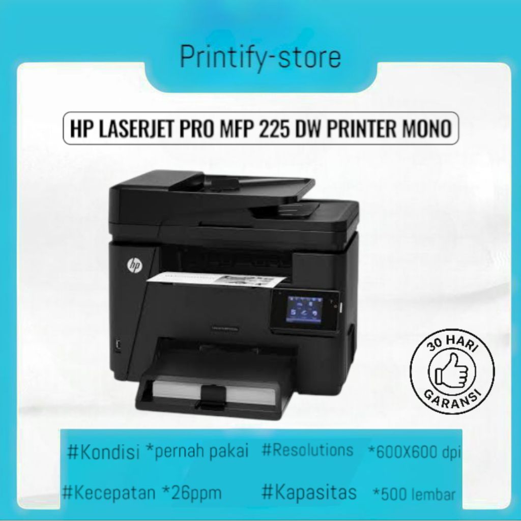 Jual Printer Fotocopy HP Laserjet Pro Mfp M225dn Bisa Print bolak balik otomatis Printer ...
