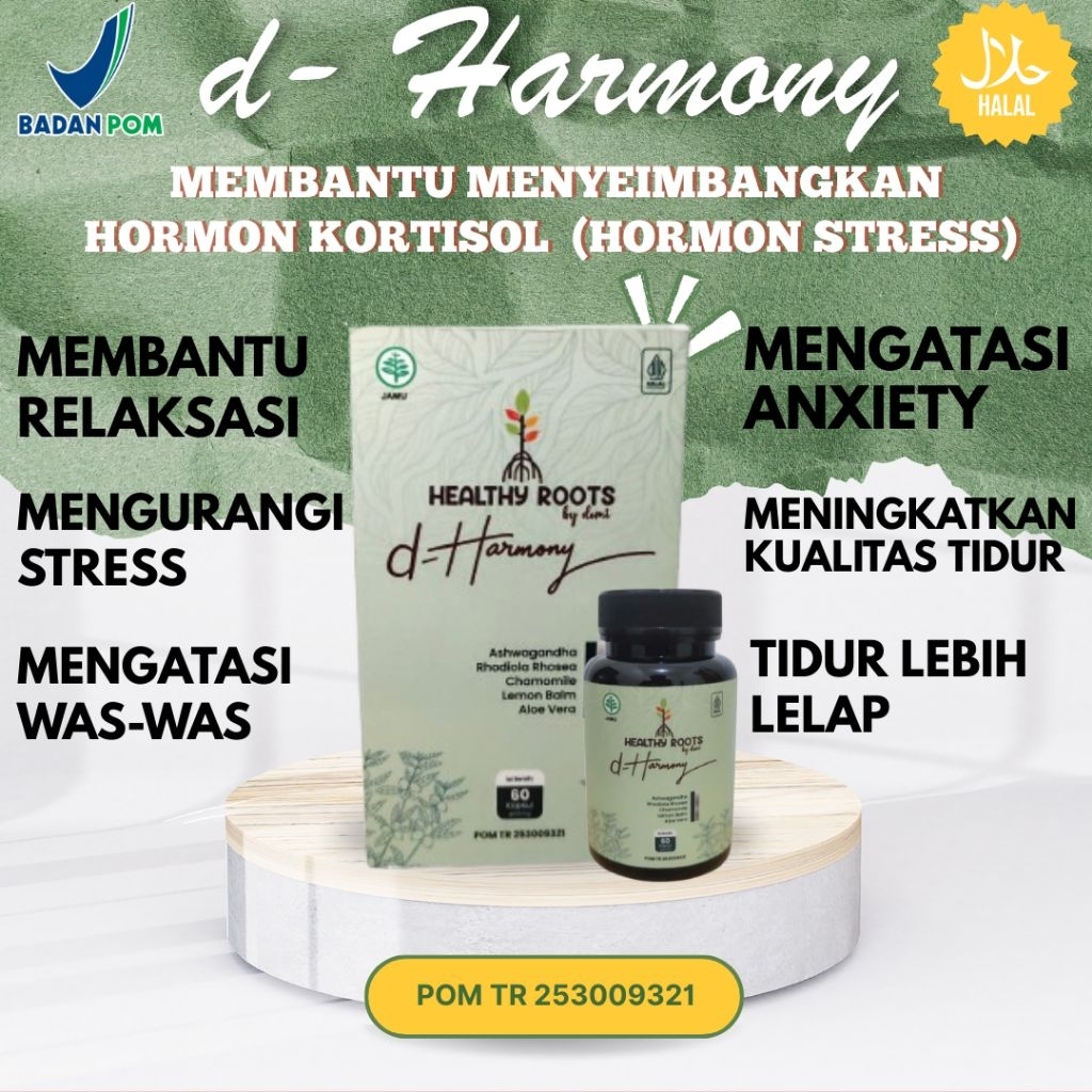 Jual d-Harmony_Bantu Atasi Anxiety, Cemas, Stress, Panic attack ...