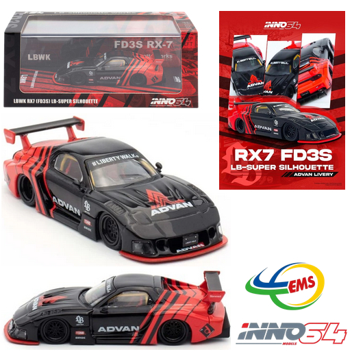 Jual IN64-LBWK-RX7-05 - INNO64 1/64 LBWK MAZDA RX7 (FD3S) LB-SUPER ...