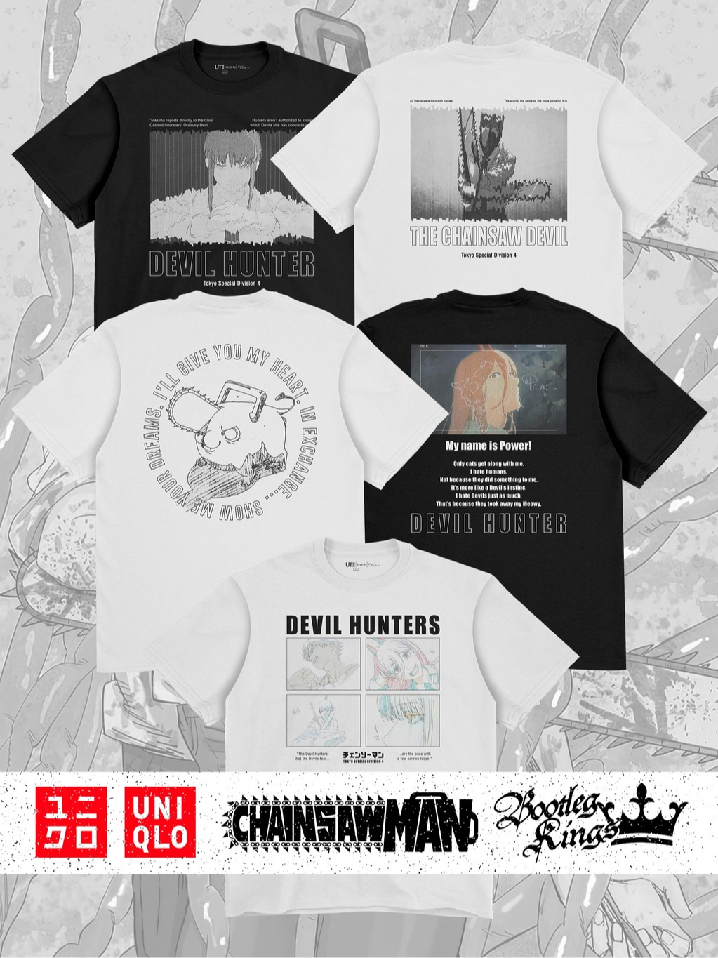 Jual [HOT] UNIQLO X CHAINSAW MAN KOSUKE KAWAMURA UT GRAPHIC T-SHIRT ...