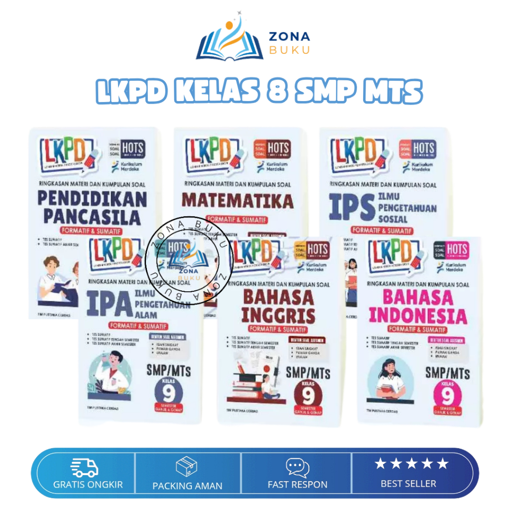 Jual Buku Lembar Kerja Peserta Didik LKPD Kelas 9 SMP Mts Ringkasan ...