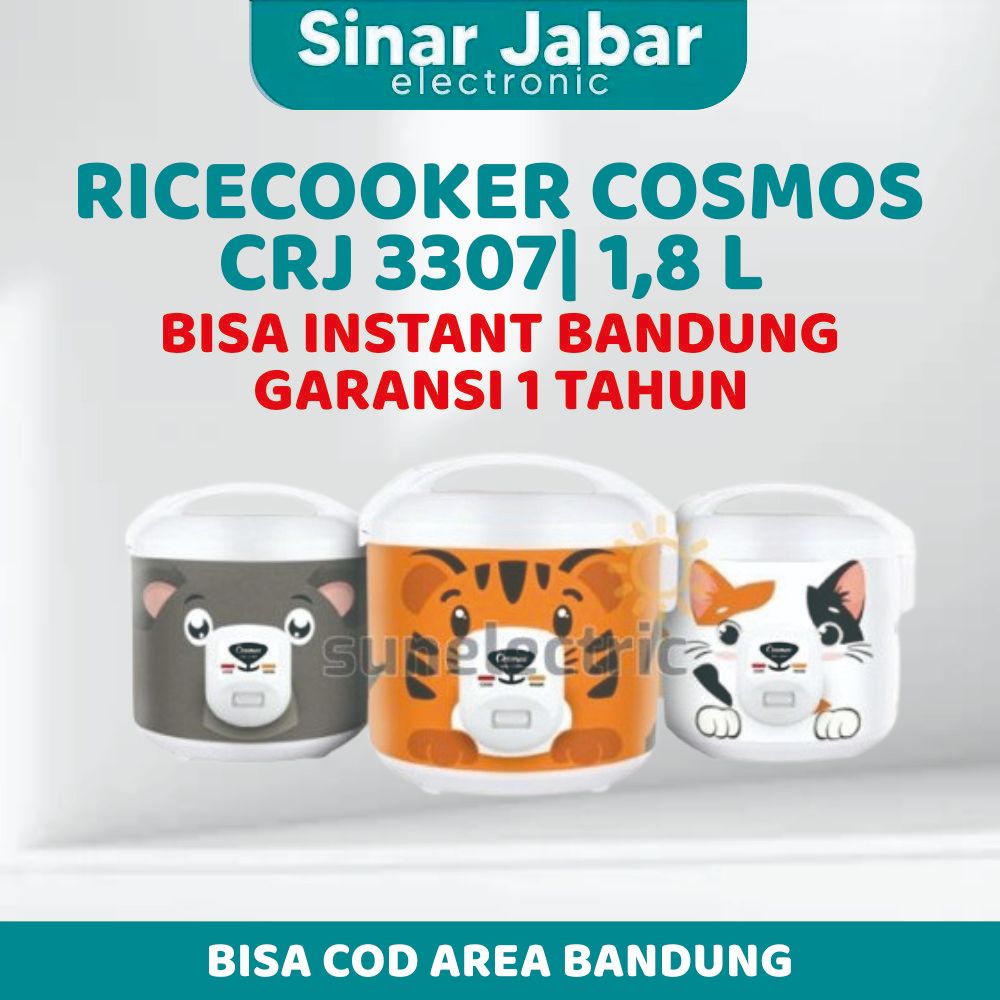 Jual RICE COOKER COSMOS CRJ 3307 MAGICCOM KAPASITAS 1.8L | Shopee Indonesia