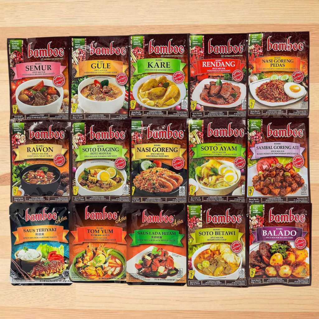 Jual Bamboe Bumbu Instan Sachet - Aneka Varian Semur, Rendang, Gule ...