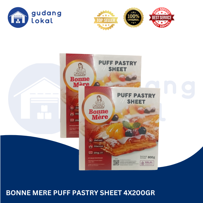 Jual BONNE MERE PUFF PASTRY SHEET 4X200GR | Shopee Indonesia