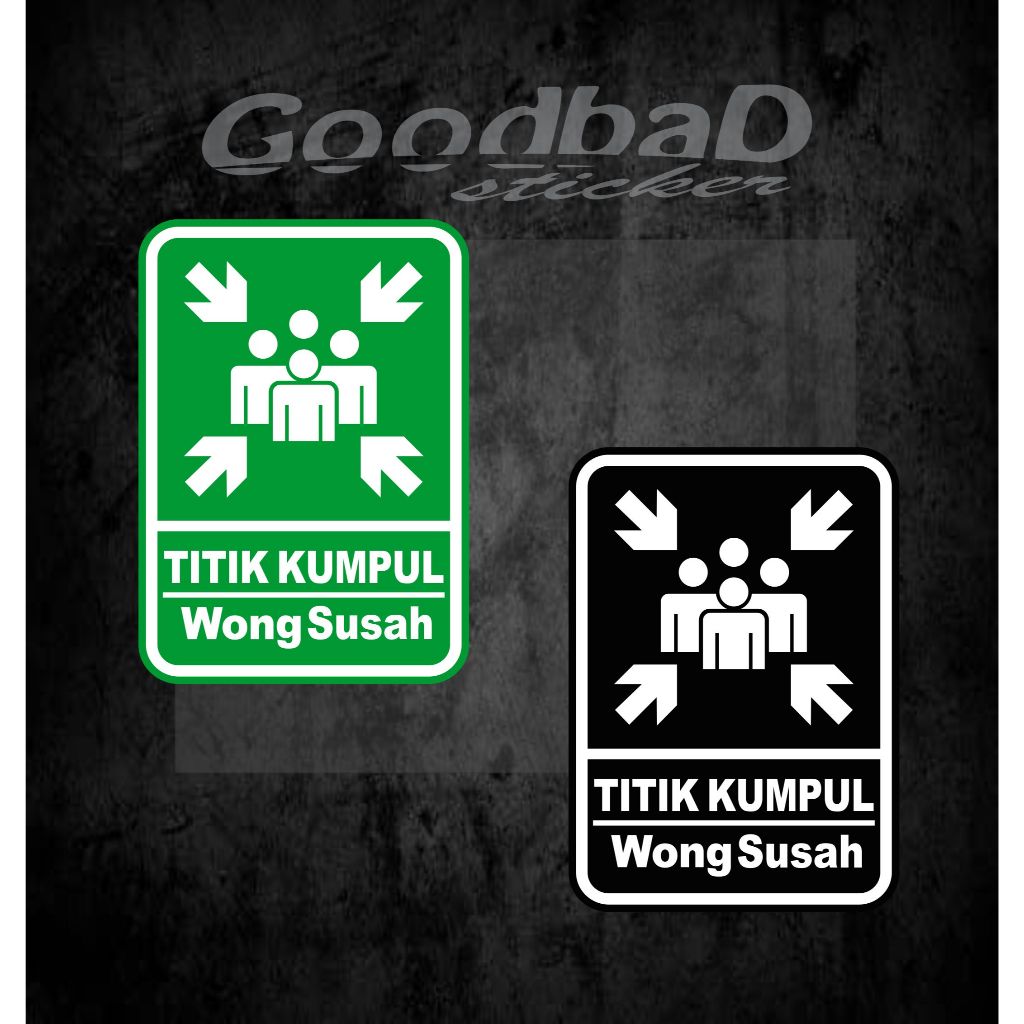 Jual STICKER CUTTING TITIK KUMPUL WONG SUSAH | Shopee Indonesia