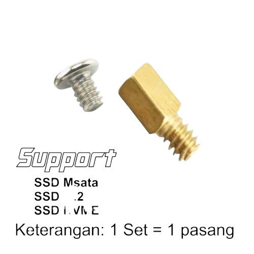 Jual Baut SSD M2 NVME MSATA M2 SATA Screw Mur | Shopee Indonesia