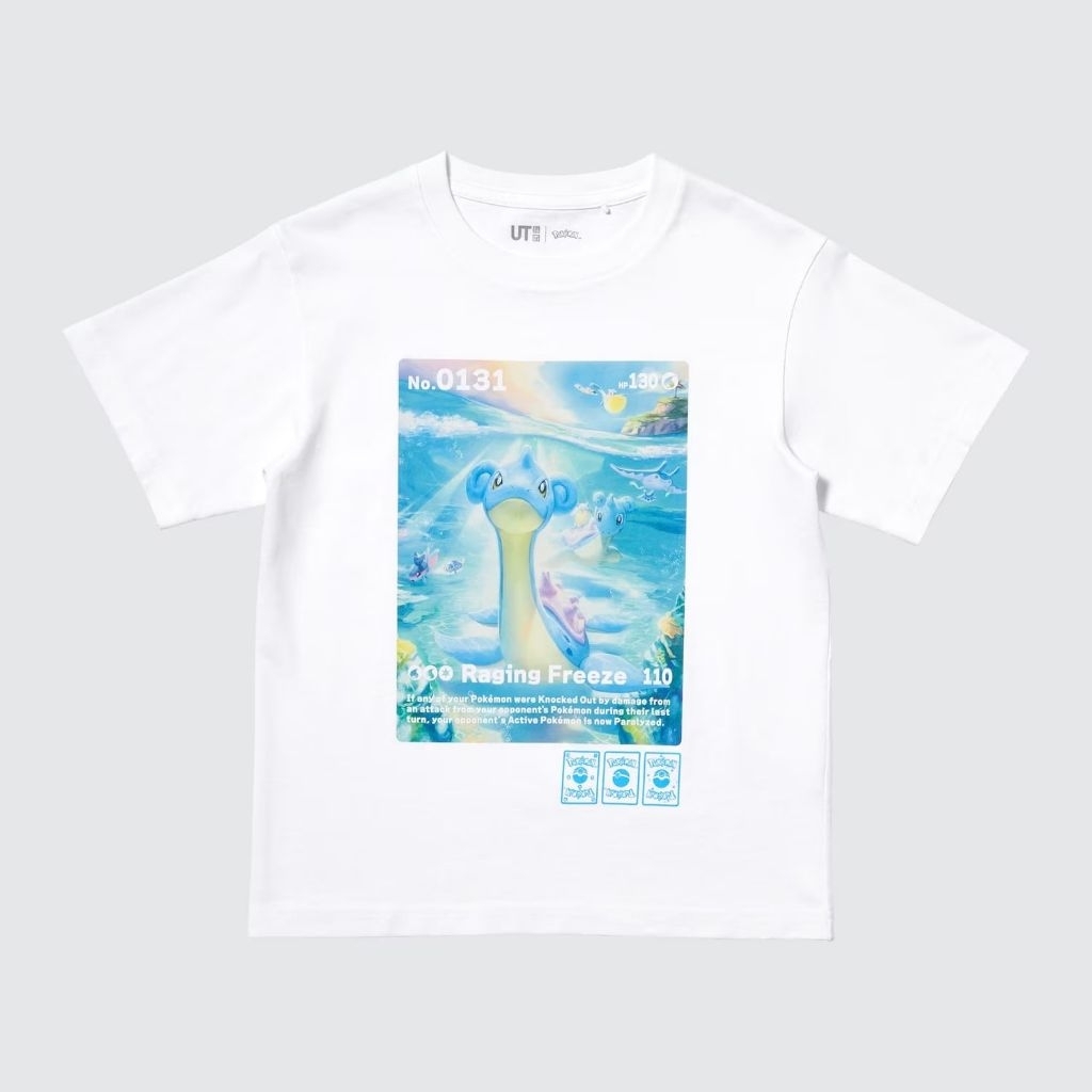 Jual Tshirt Uniqlo x Pokemon Cards (No.0131) | UT Pokemon Kaos Lengan ...