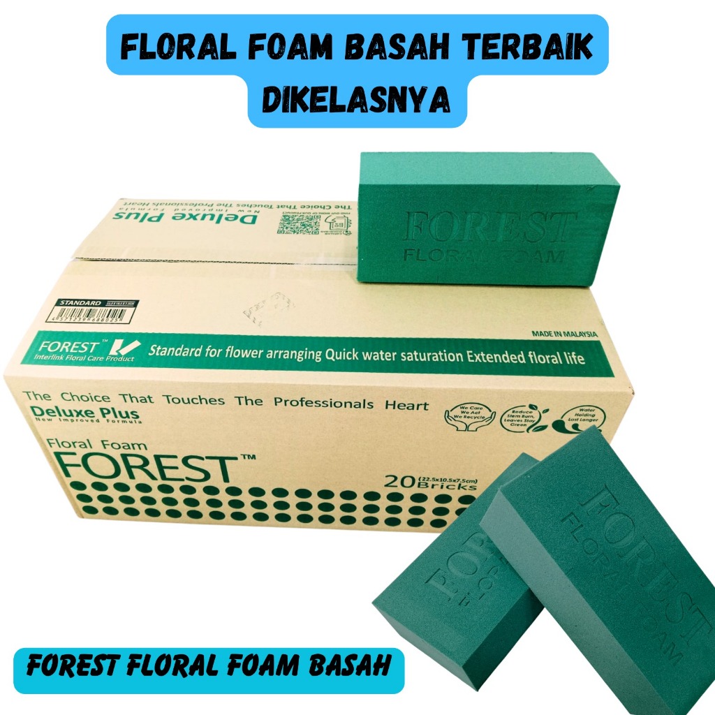 Jual Floral Foam Basah Merek Forest - Satuan | Shopee Indonesia