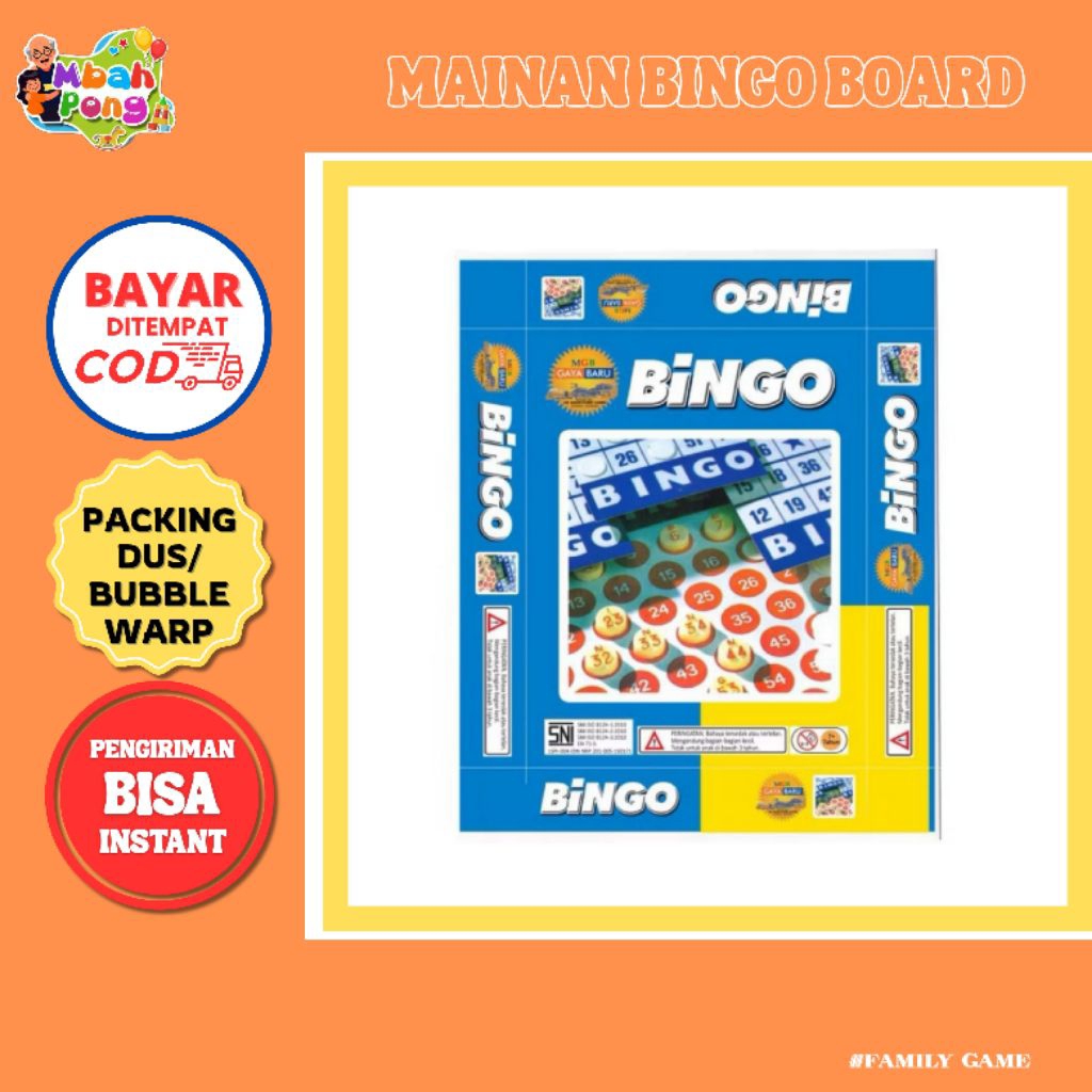 Jual mainan bingo,mainan bingo murah,mainan bingo board game set ...