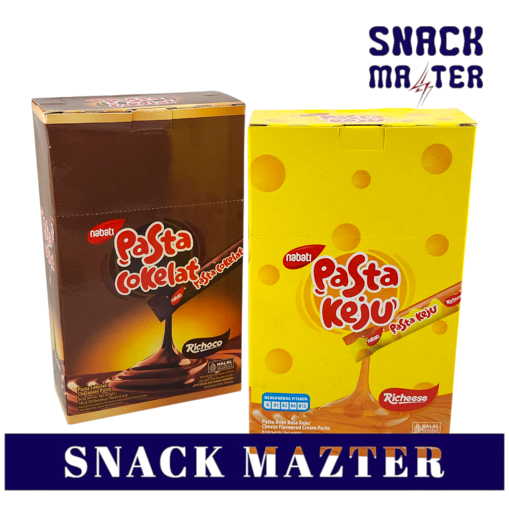 Jual Nabati Pasta Richeese Pasta Keju - Richoco Pasta Cokelat (Netto 30 ...