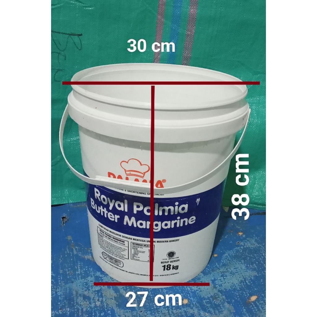 Jual Ember tebal dan Kuwat ukuran 20 liter bekas bersih tanpa tutup ...